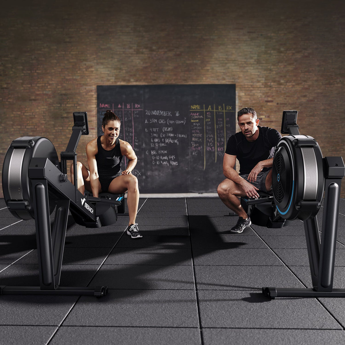 Merach R50 Rowing Machine with Air Resistance