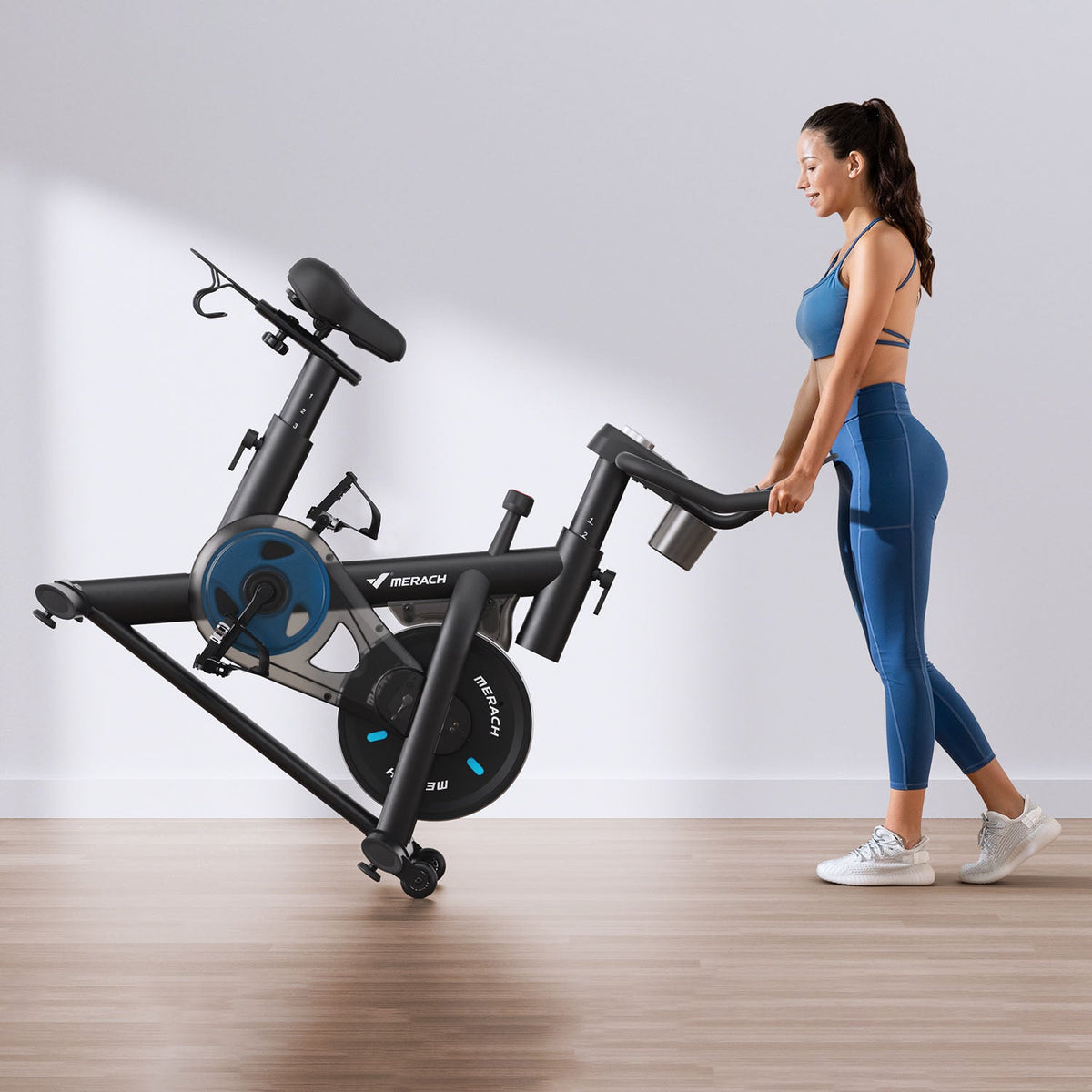 Merach S26B2 Indoor Exercise Bike Black